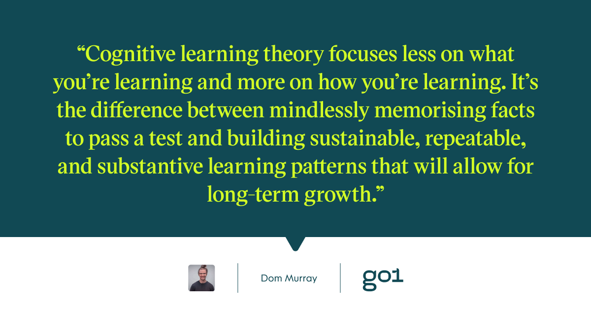 Cognitive Learning Theory Benefits And Examples